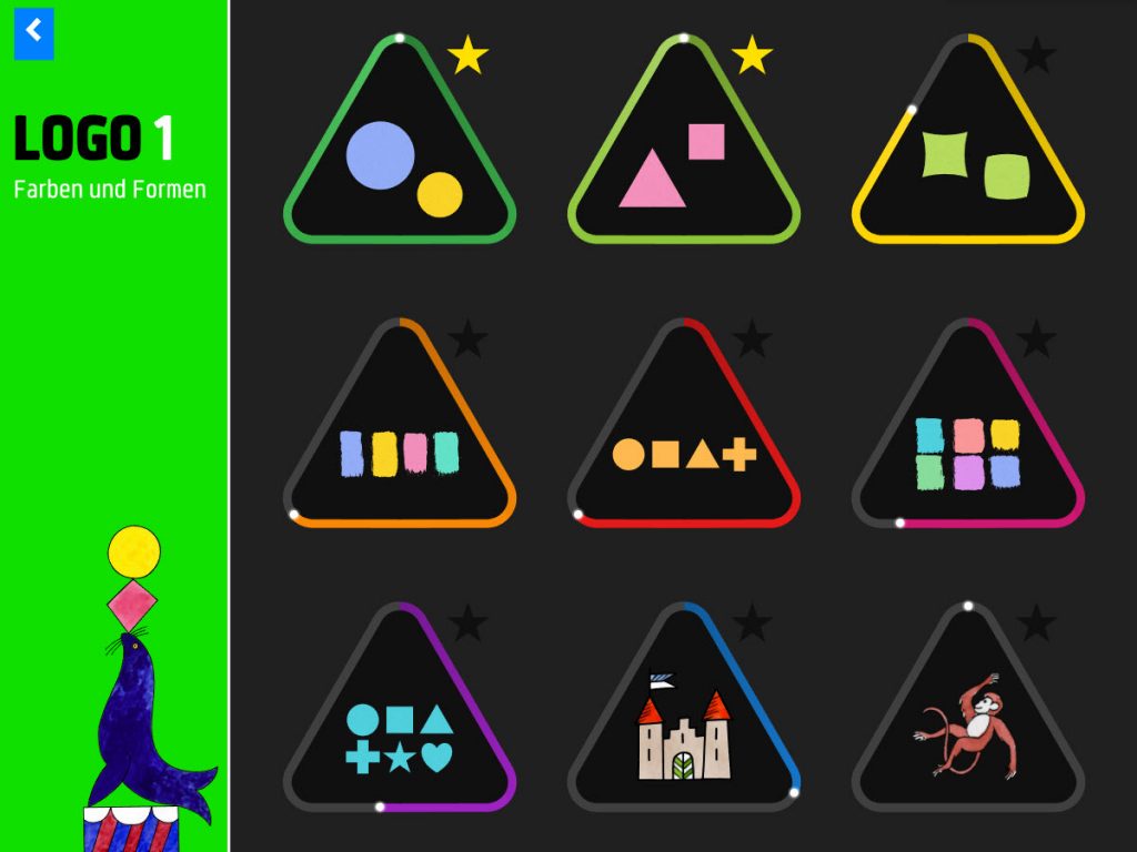 LOGO 1 – Farben und Formen: Vorschulische Fertigkeiten stärken | profax